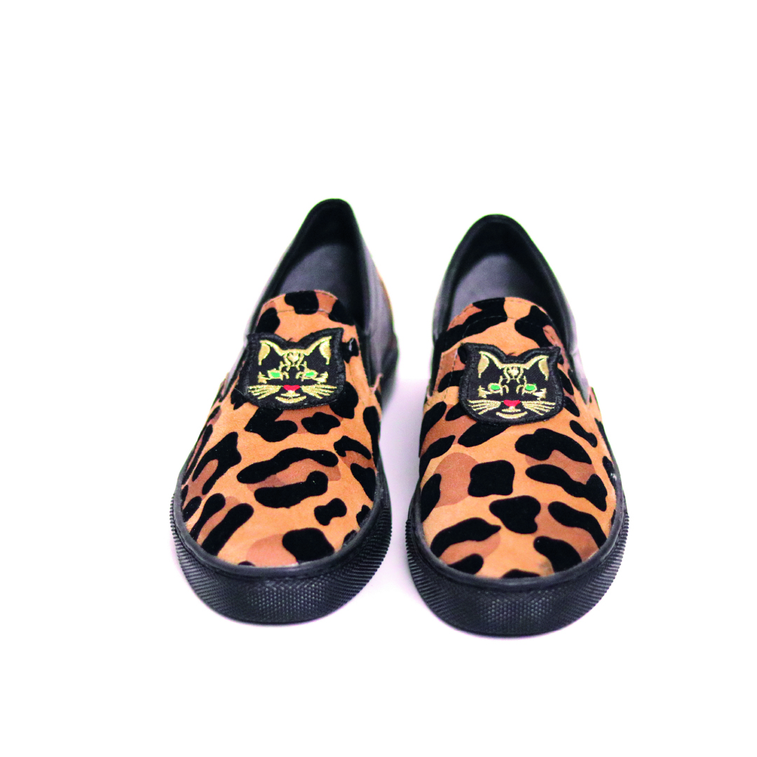 slip-on Léopard - Baba Ali