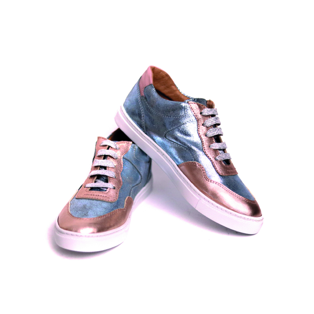 Espadrille Bronze Bleue - Baba Ali