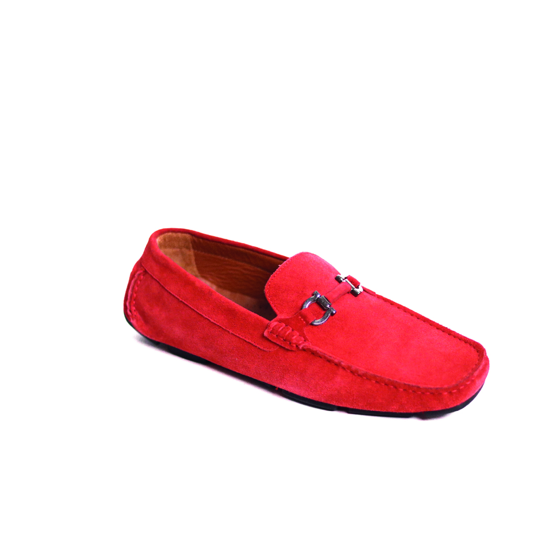 Mocassin Rouge Homme - Baba Ali