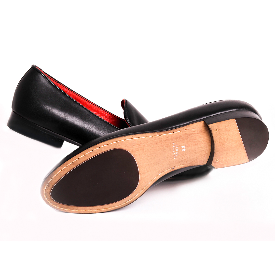 Chaussure Cuir Noir - Baba Ali