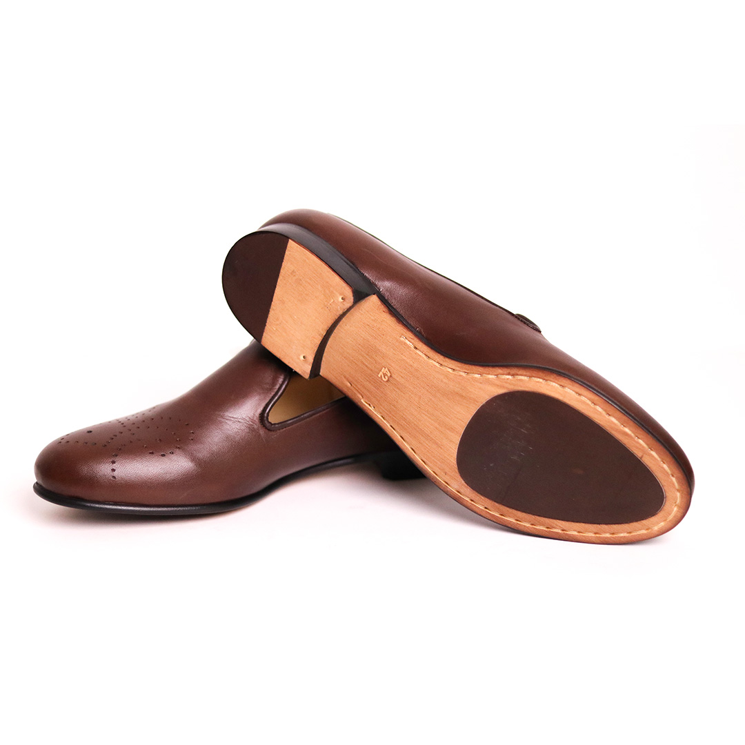 Chaussure Cuir Marron – Baba Ali